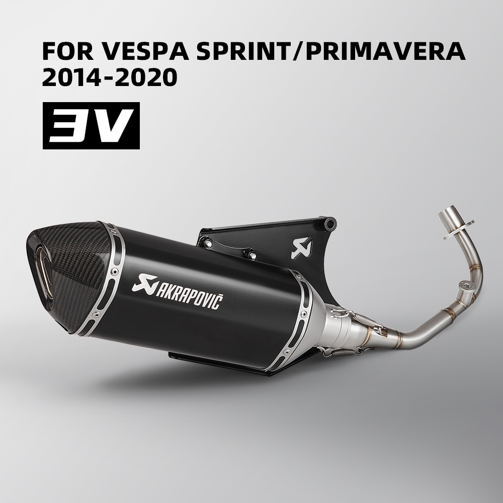 Akrapovic Racing Line full exhaust system for Vespa Primavera PRIMAVERA ...