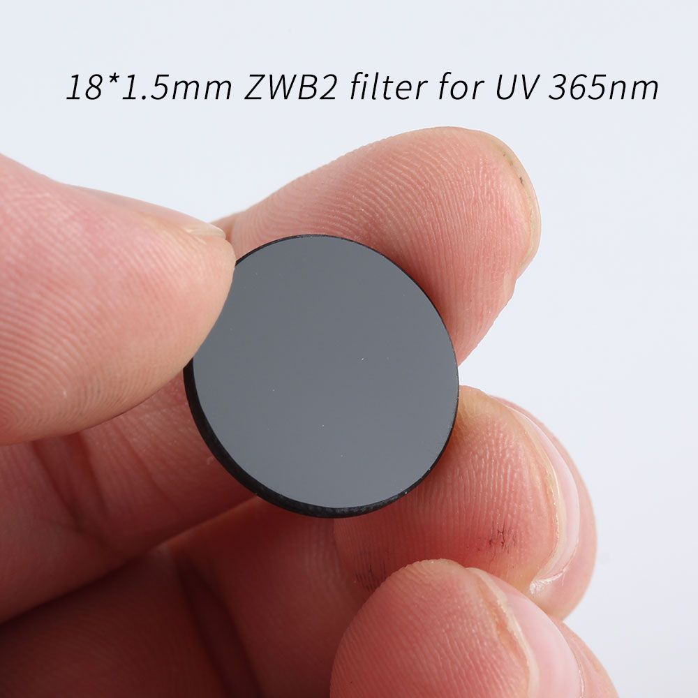 18*1.5mm ZWB2 filter for Convoy T2 Flashlightfilter visible light ...