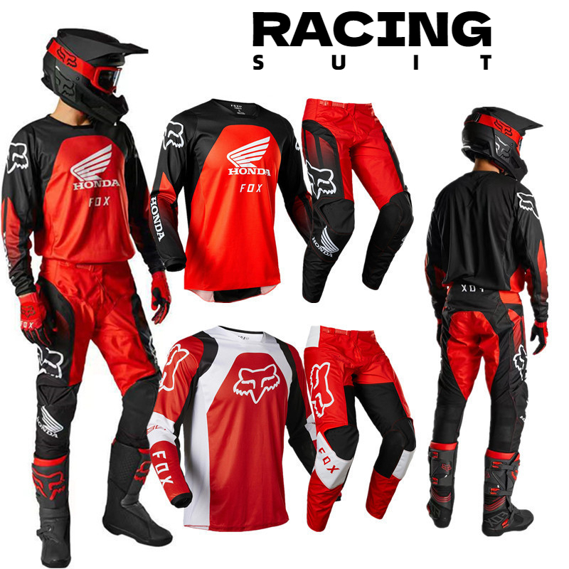 2022 FOX/HONDA Racing Suits Motocross Racing Suits Motocycle Riding ...