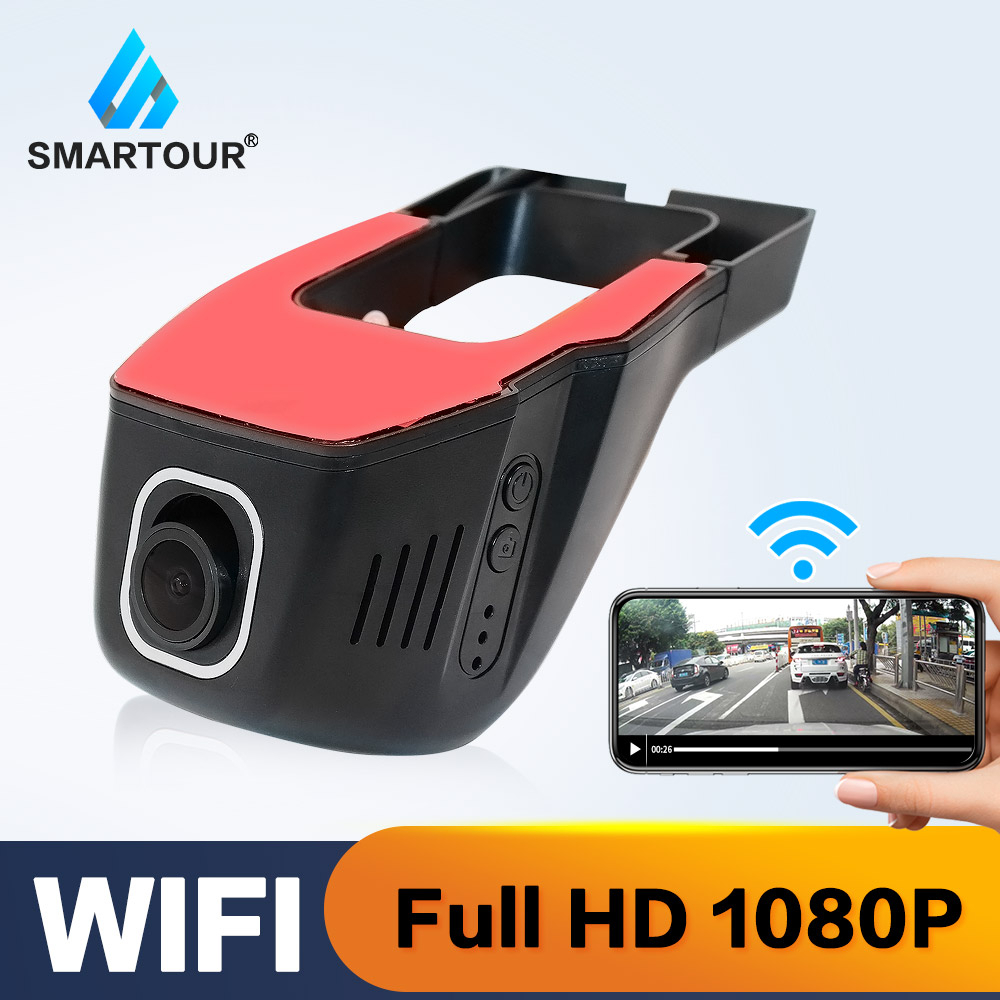 Smartour Hidden Car Dvr Dash Cam Wifi Front Camera Full HD 1080P Loop ...