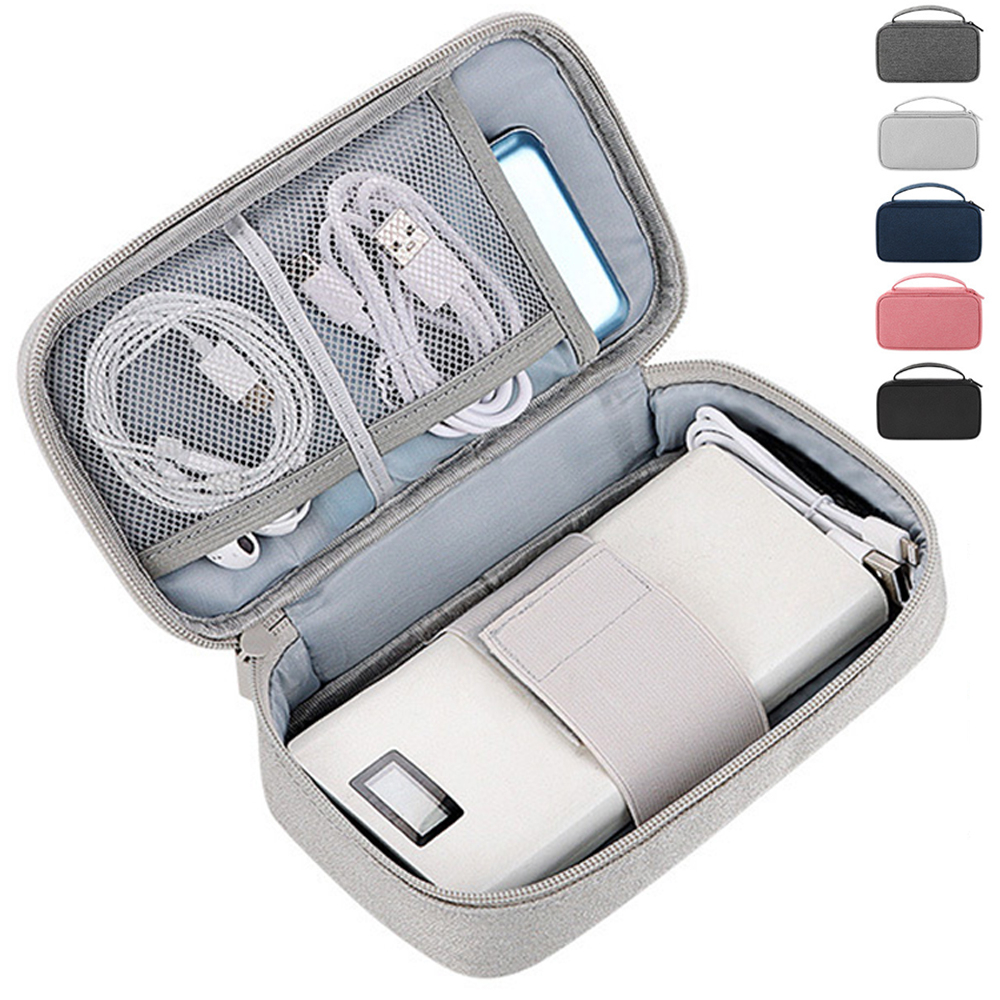 Multifunctional Polyester Power Bank Pouch Storage Bag Mini Durable ...