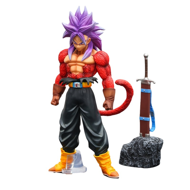 Dragon Figure GK Torankusu sword Trunks Super Saiyan 4 PVC Figura ...