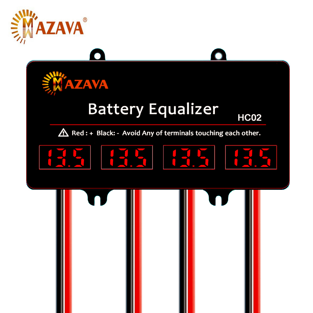 MAZAVA HC02 Voltage balancer Battery Equalizer 4x12V Flood AGM Lead ...