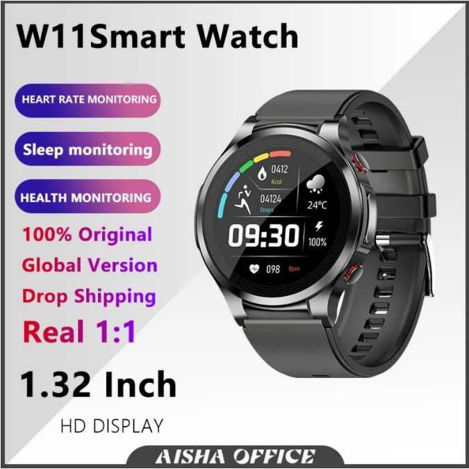 W11 Smart Watch Ecg+Ppg Bracelet Blood Glucose Heart Rate Body ...