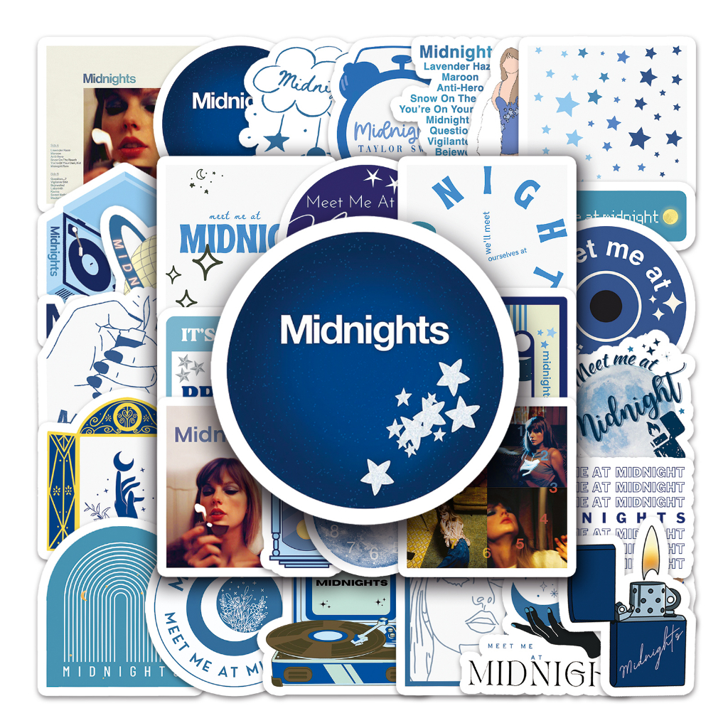 50 Piece Funny Taylor Swift Midnights Stickers For laptops/phones ...