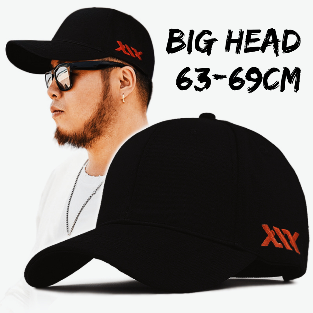63-69cm Big Head Men Causal Peaked Hats Cool Hip Hop Baseball Caps ...