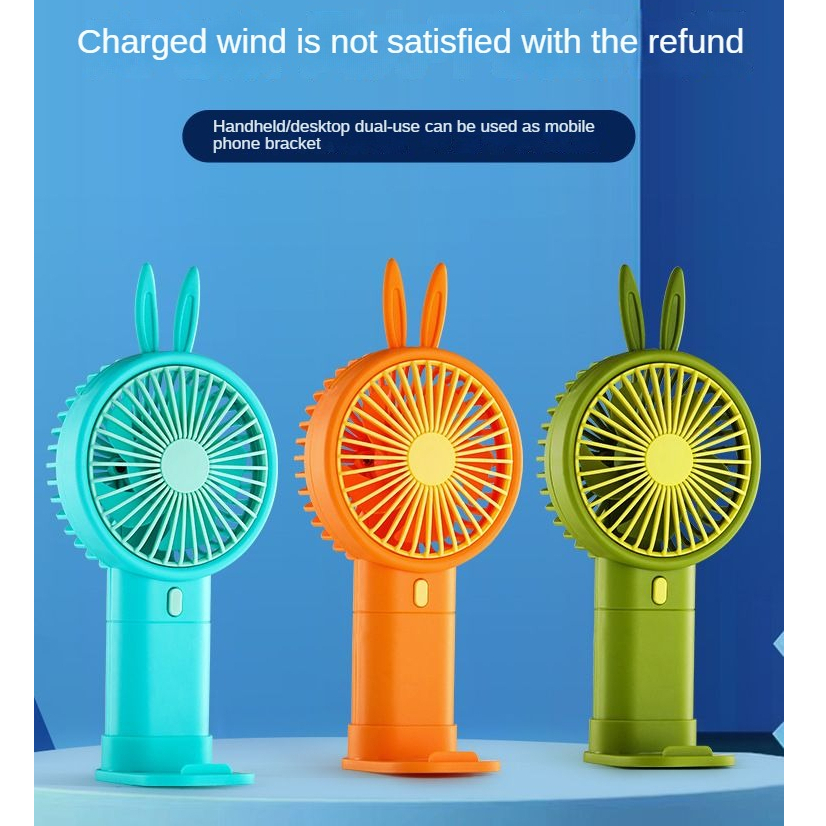 MIN Hand-held Fan Portable Mini Fan USB Rechargeable Handy Pocket ...