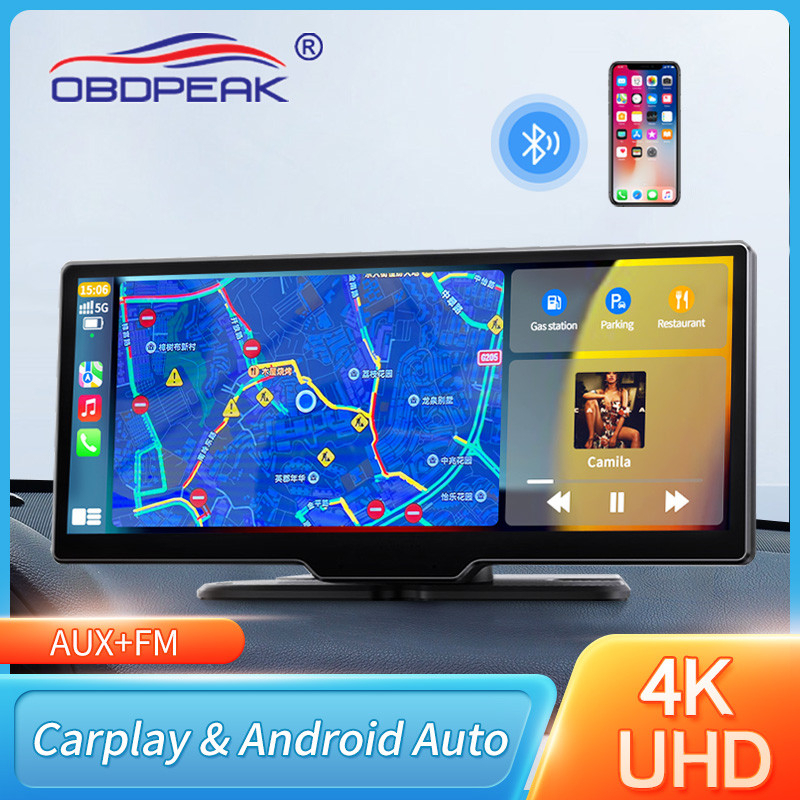 T30 Driving Recorder 10 Inch HD Display 4K Ultra HD Front Camera with ...