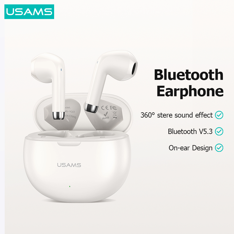 USAMS YO17 5.3 TWS Earphone Bluetooth Wireless Earbuds Low Latency ...