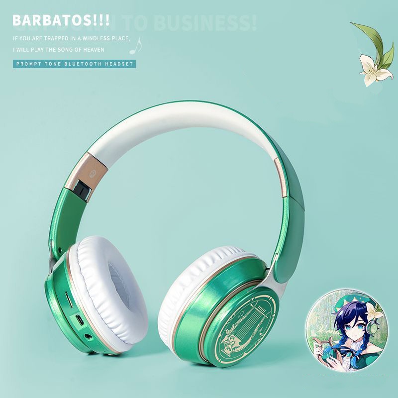Genshin Barbatos Headphones Game Cosplay Genshin Impact Wireless ...