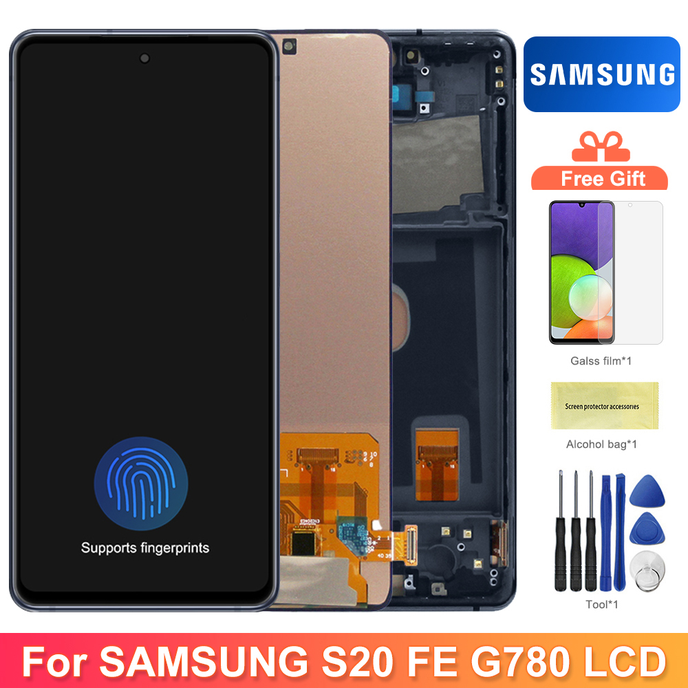 AMOLED For Samsung Galaxy S20 FE G780 LCD S20 Lite Display Touch Screen ...
