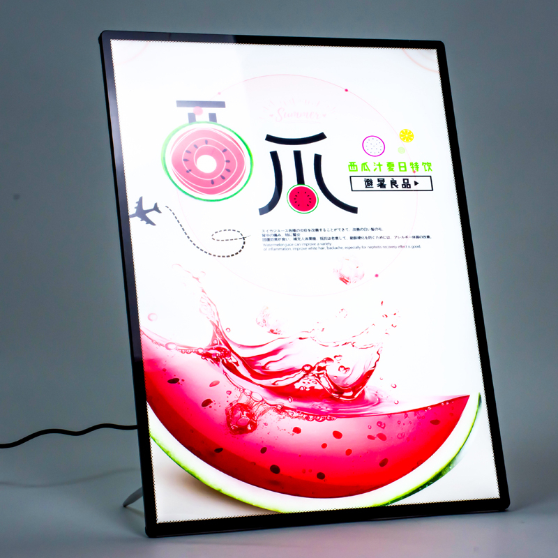 A2 light menu box backlit light box slim led lighting photo boxes ...