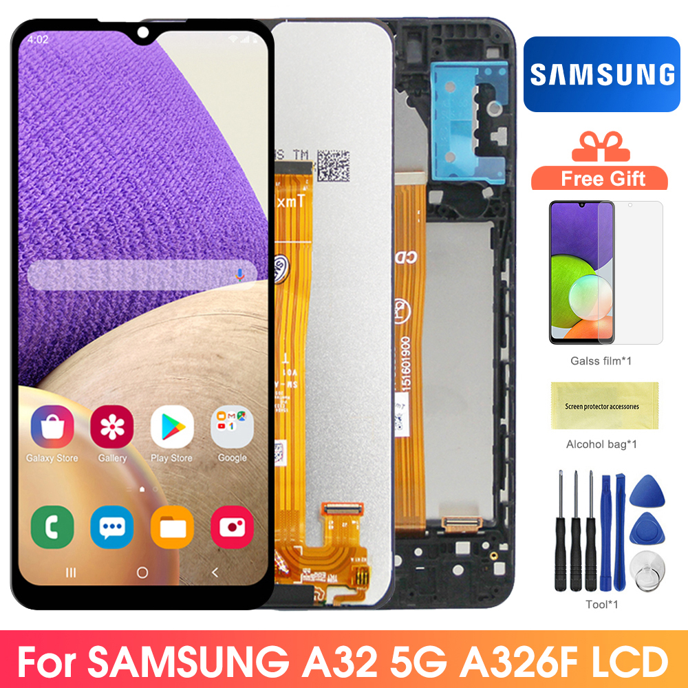 For Samsung Galaxy A32 5G A326 LCD Display SM-326B Touch Screen Digitizer Replacement Repair ...