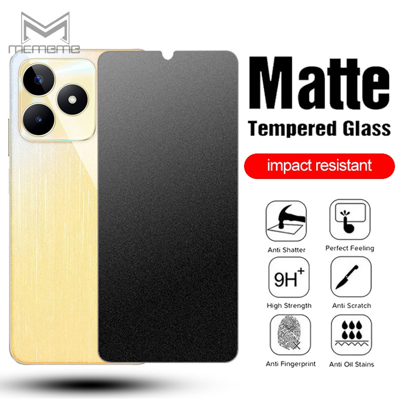 9H Matte Tempered Glass Screen Protector Realme C75 12 12x 11 11x 10 9 C67 C55 C53 C51 C65 C63 ...