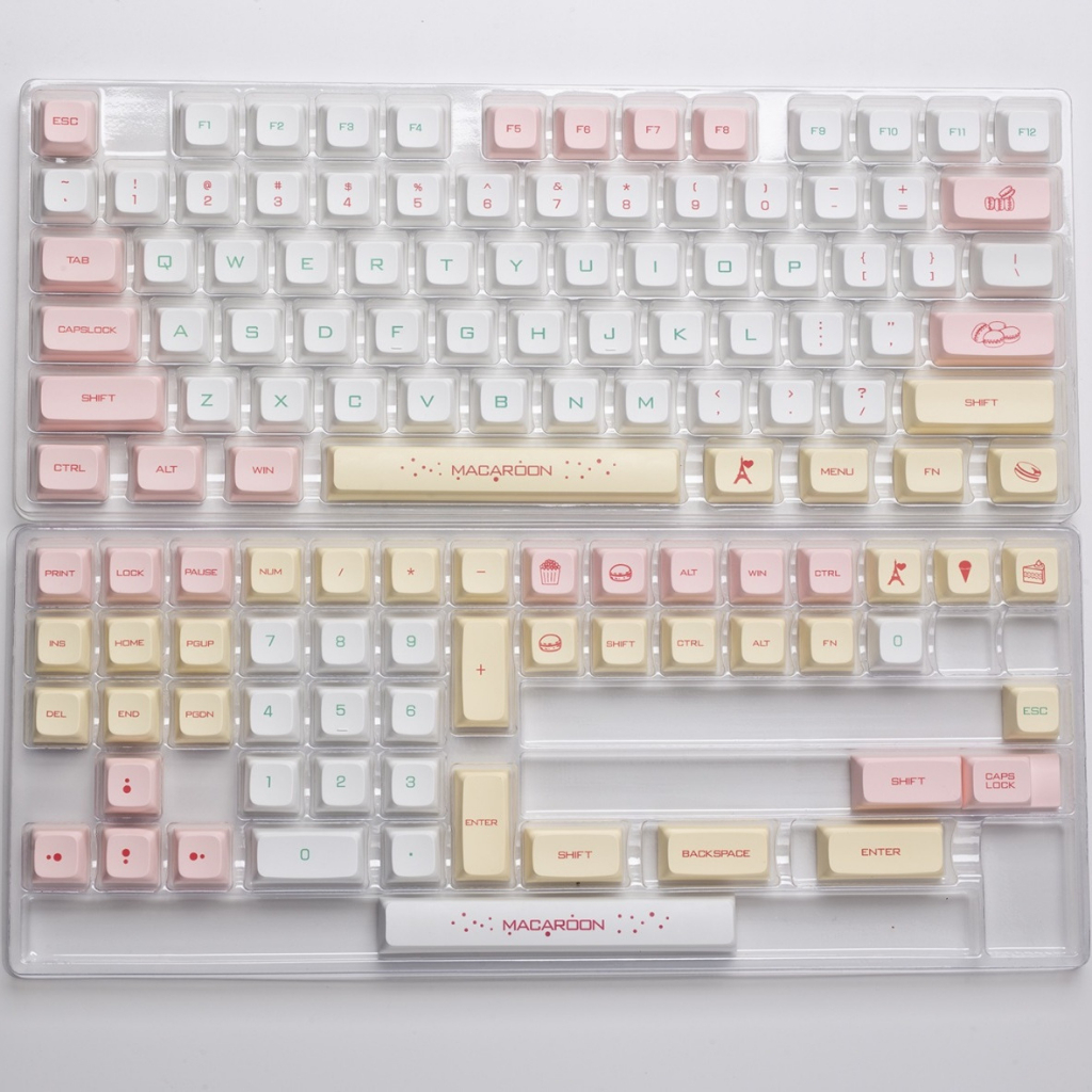 Macaron keycaps PBT Dye-sub XDA Profile Keycap Custom Keycaps ...