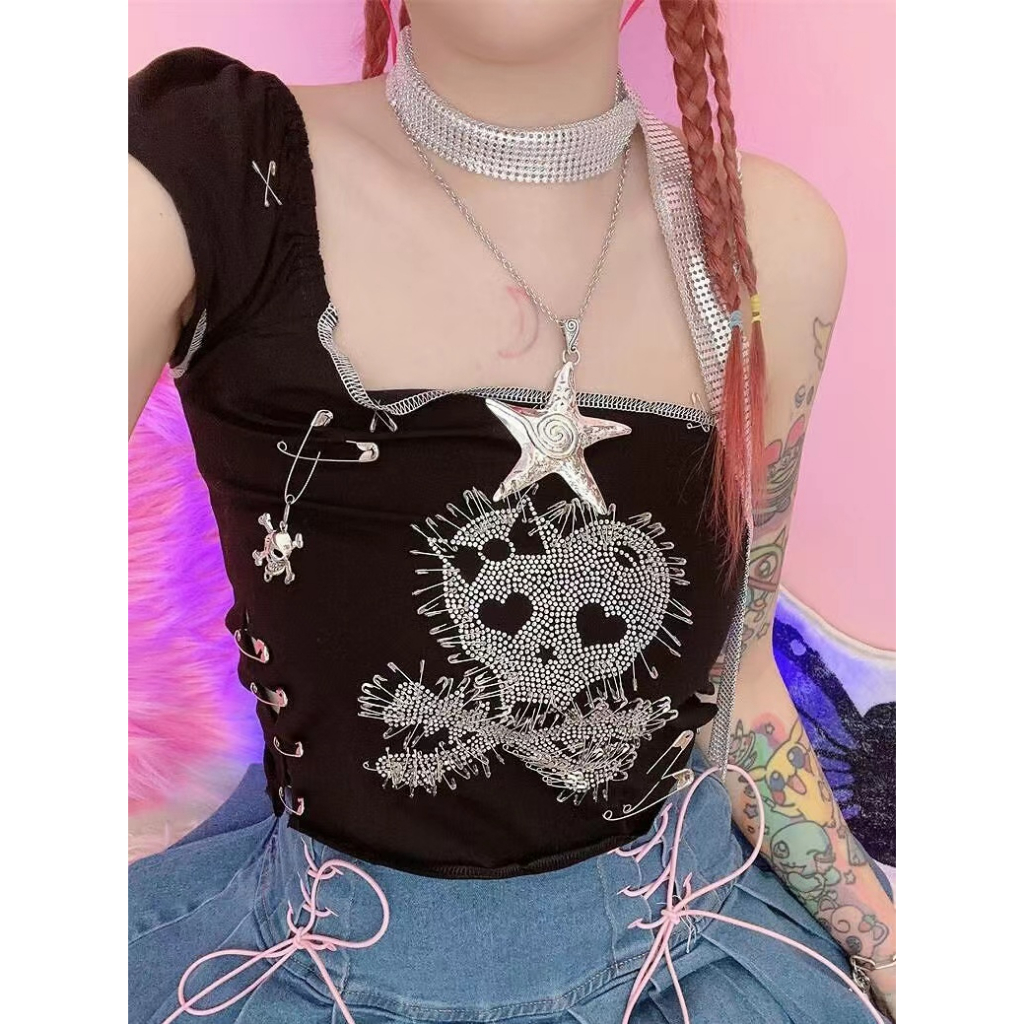 Y2k Hot Girl Five-pointed Starfish Asian Culture Yabi Necklace Niche ...