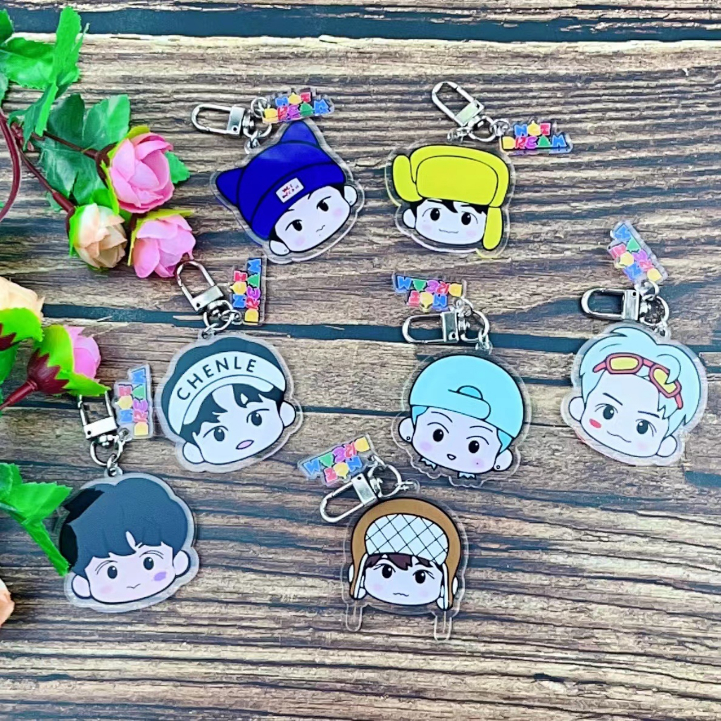 Korean boy group NCT DREAM CANDY cartoon key chain pendant JAEMIN MARK ...