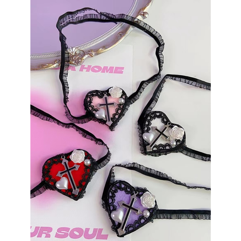 New Style Hand-Made Second Disease Japanese Love Lace LOLITA Soft Girl ...