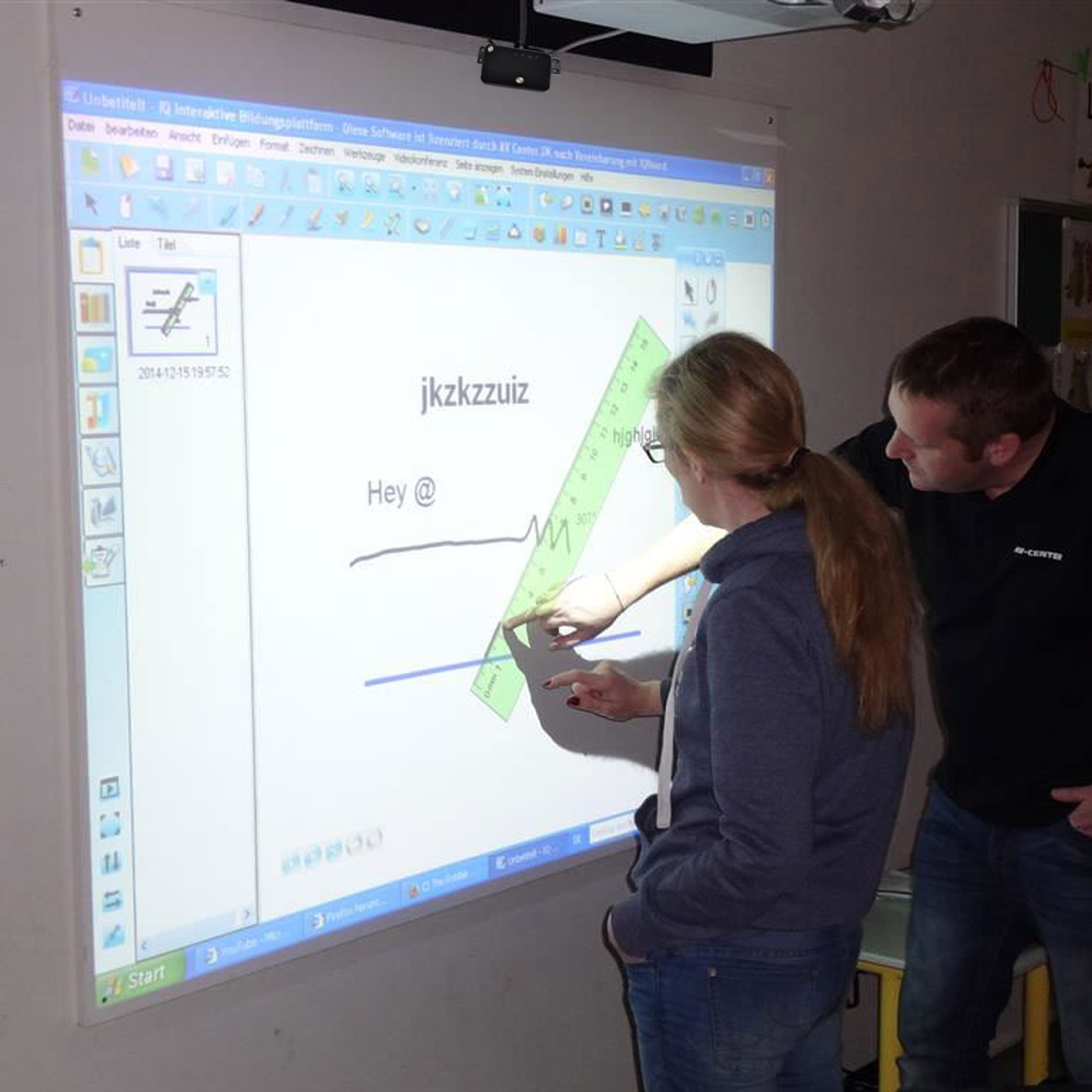 Portable Finger / Pen Touch Infrared 30-150 Inch Smart Whiteboard ...