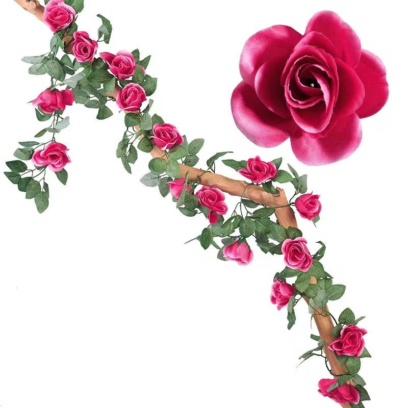 2.3m artificial rose vine simulation rose vine artificial rose vine ...