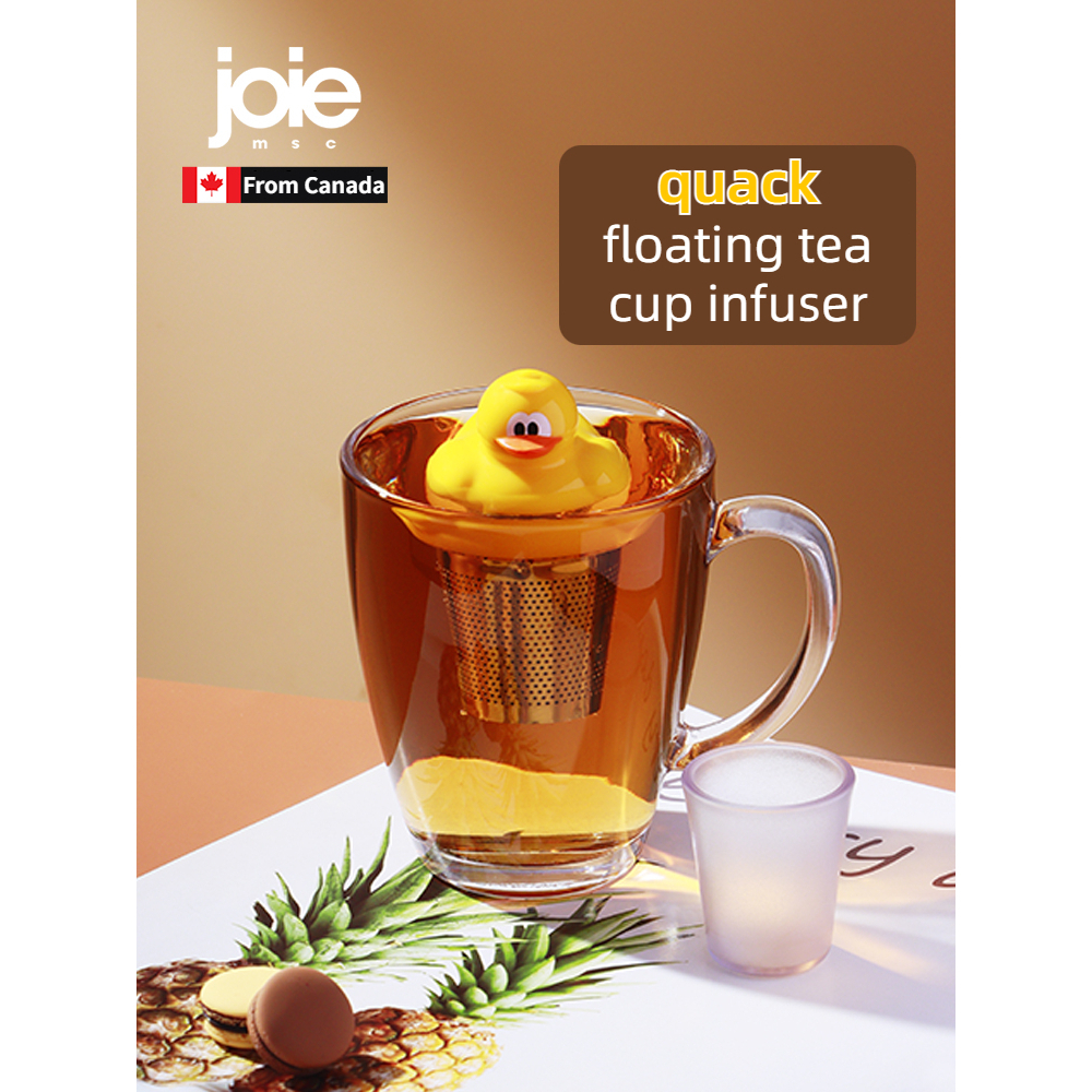 joie quack Floating Tea Cup Infuser Tea Strainer Creative Tea Infuser ...