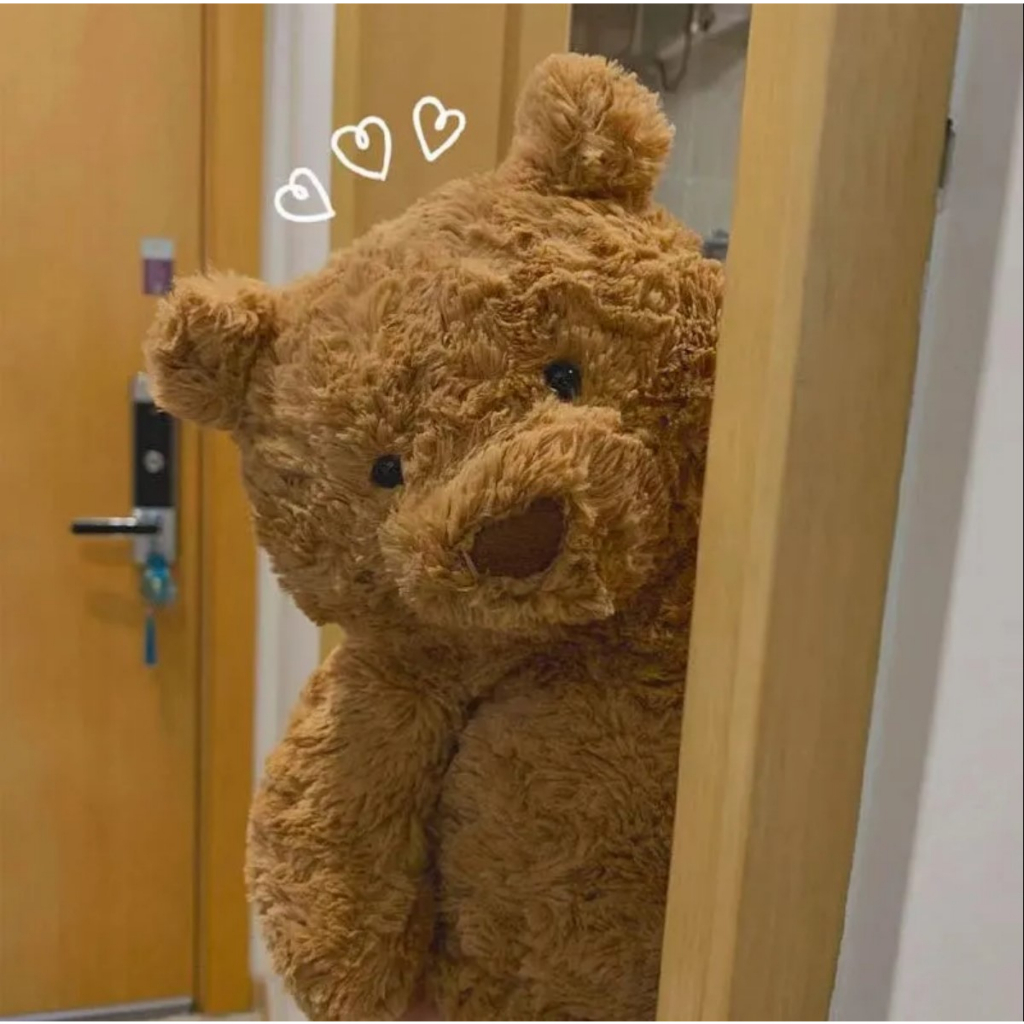 Cute Brian Teddy Bear Doll Barcelona Plush Toy Bear Doll | Shopee ...