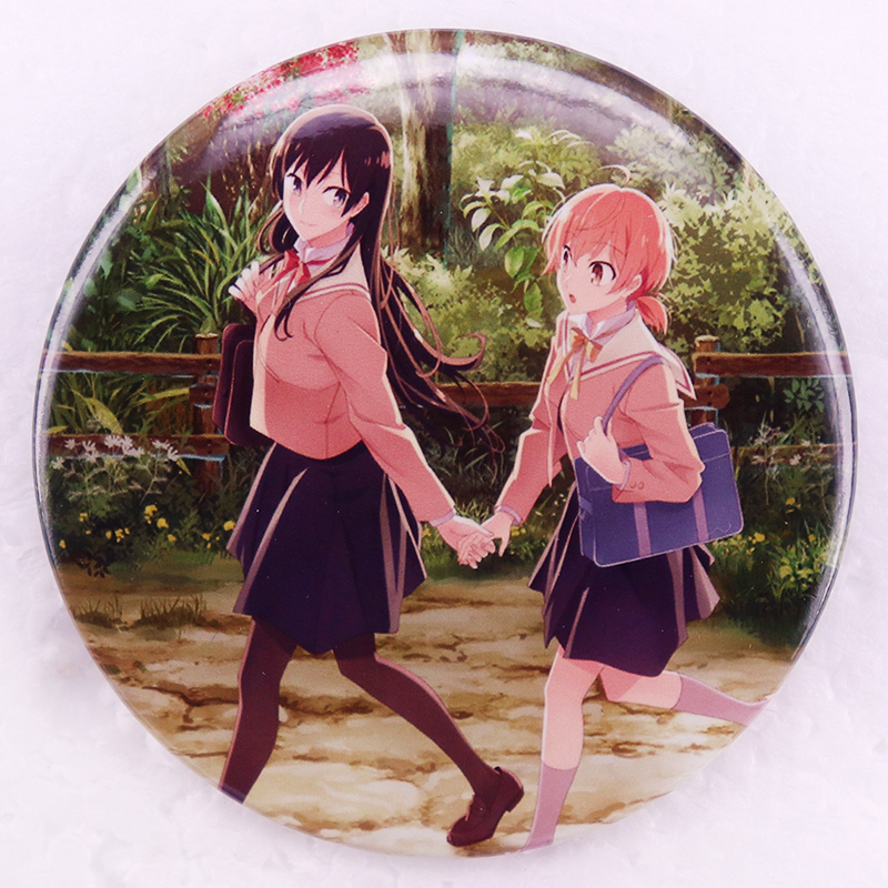 Bloom Into You anime Pin Tinplate Badge Pinback Button Brooch Japanese ...