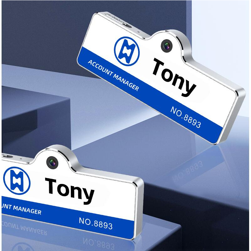 NEW Customizable LOGO Mini Camera Badge Body Worn Service Video Voice ...