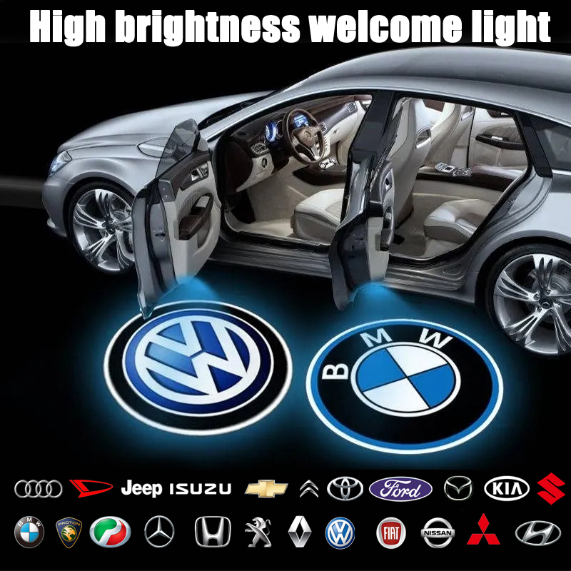 Car led welcome lights Projector lights Door trim lights Wireless ...