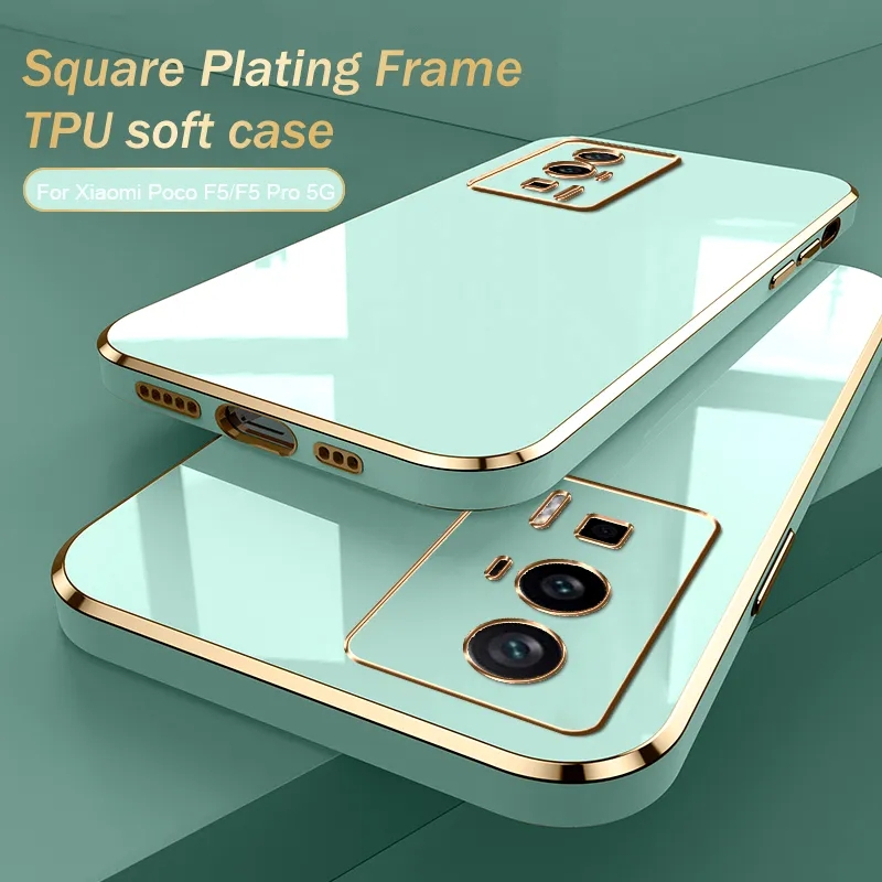 Anti-fall TPU Plating Full Protection Silicon Case Cover For Xiaomi ...
