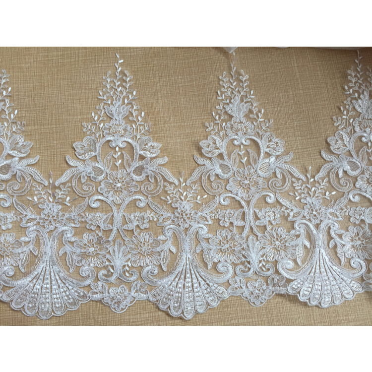 1 Meter Price Border Lace, Beautiful Embroidery Border Lace Trimming ...