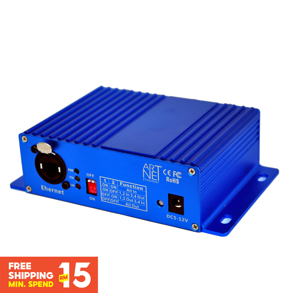 TIPTOP TP-D16 ArtNet-DMX4/8 Stage Light ArtNet/DMX Bi-Directional ...