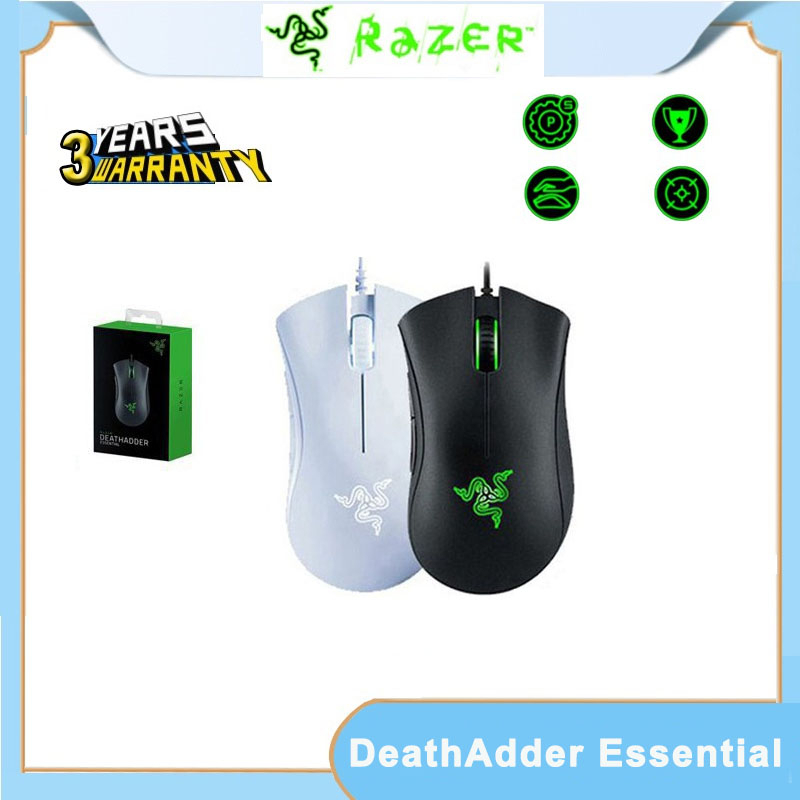Razer DeathAdder Essential Gaming Mouse: 6400 DPI Optical Sensor - 5 ...