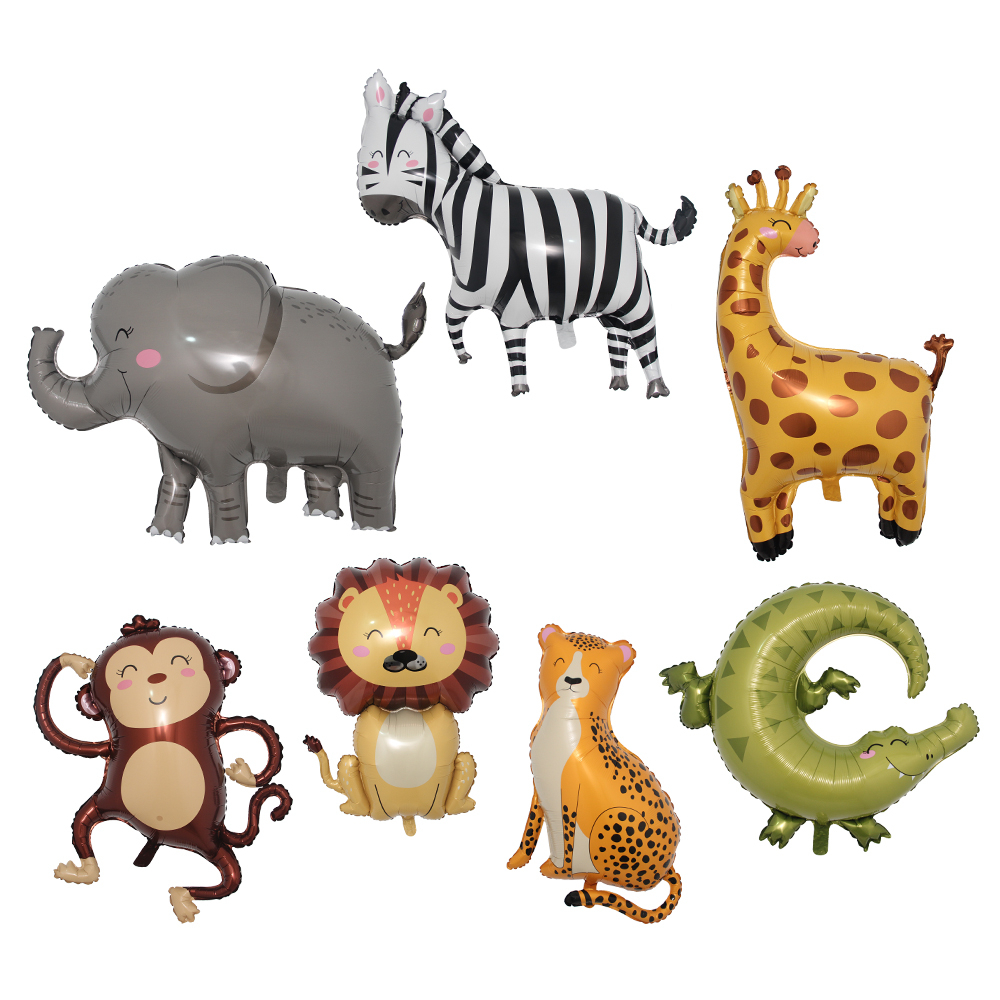 Cartoon Animal Balloons Party Decoration Toys Cartoon Aluminum Film ...