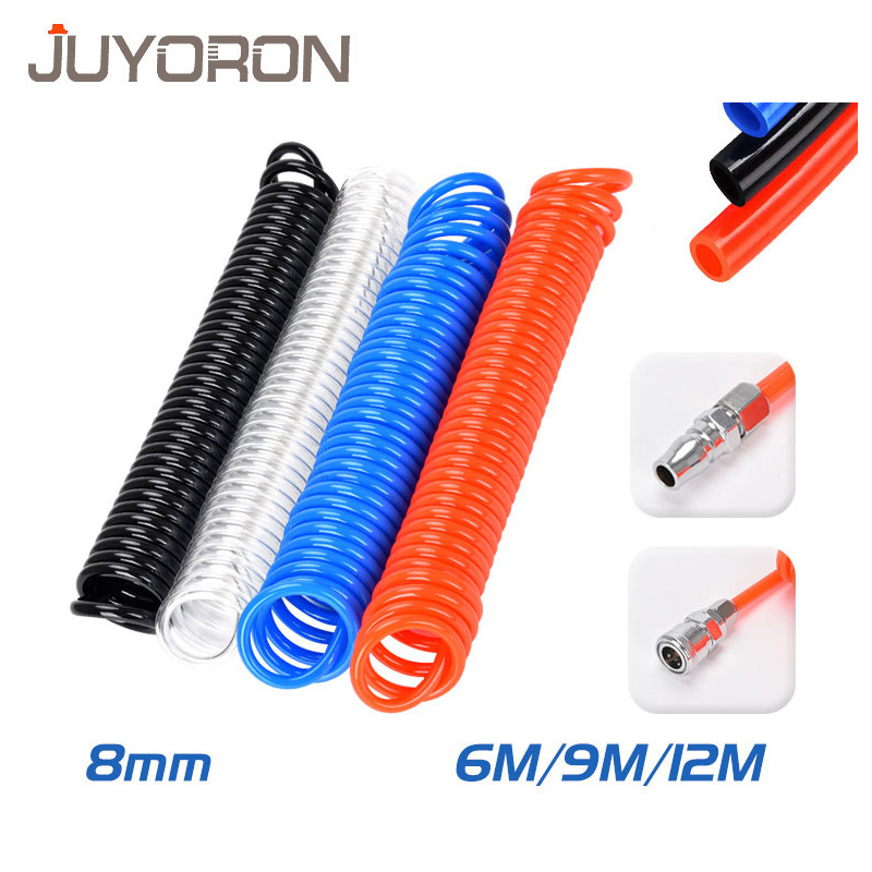 8x5mm Polyurethane PU Air Compressor Hose Tube 6M 9M 12M Pneumatic Hose Pipe for Compressor ...