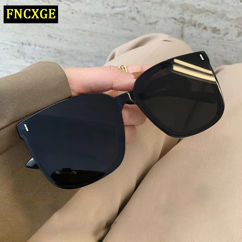 FNCXGE Retro Women Sunglasses Men Popular Square Sun Glasses Ladies Black Eyeglasses Driver ...