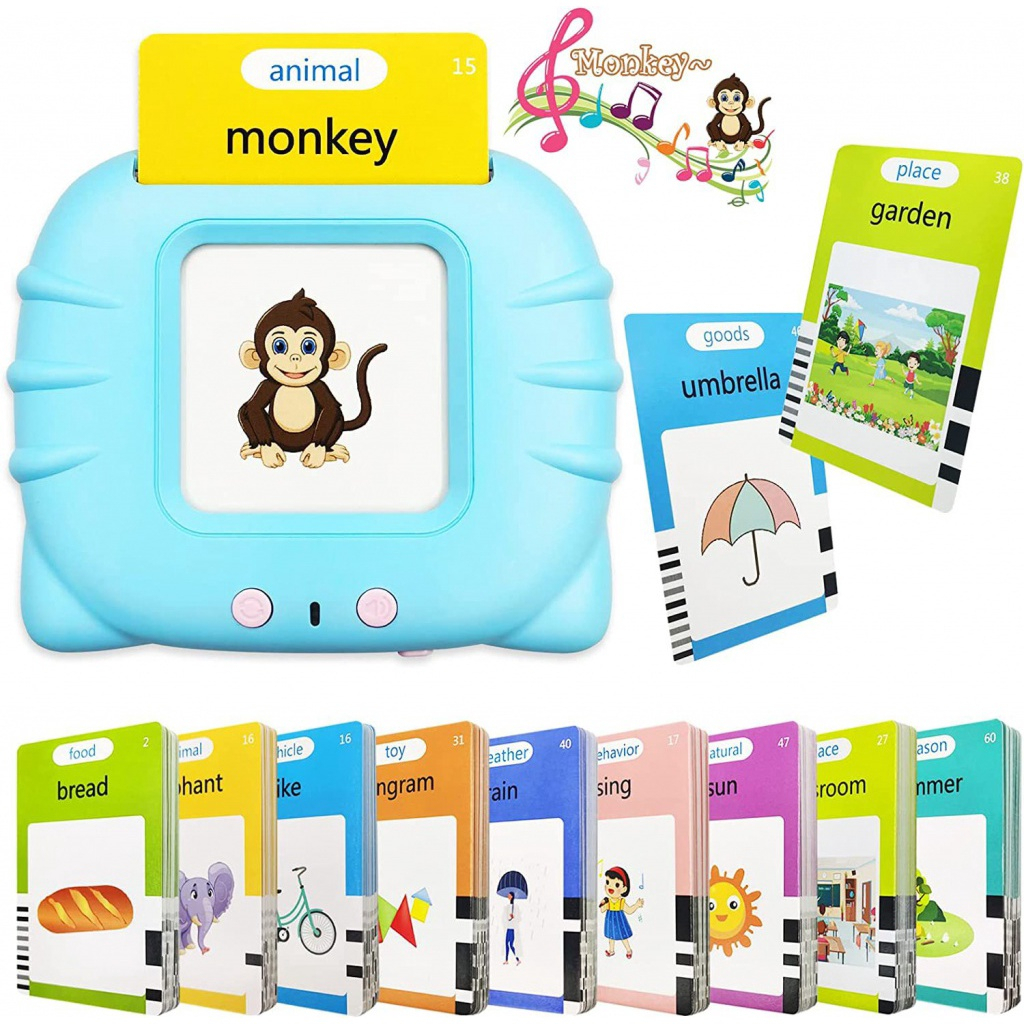 Flash Card Reader Early Education Portable Pronunciation Oral learning ...