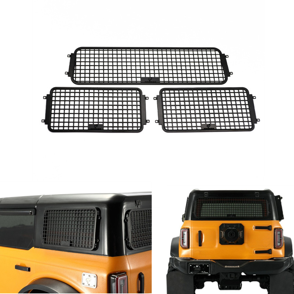 TRX4 BRONCO Metal Side and Rear Window Mesh Protective Net Decoration ...