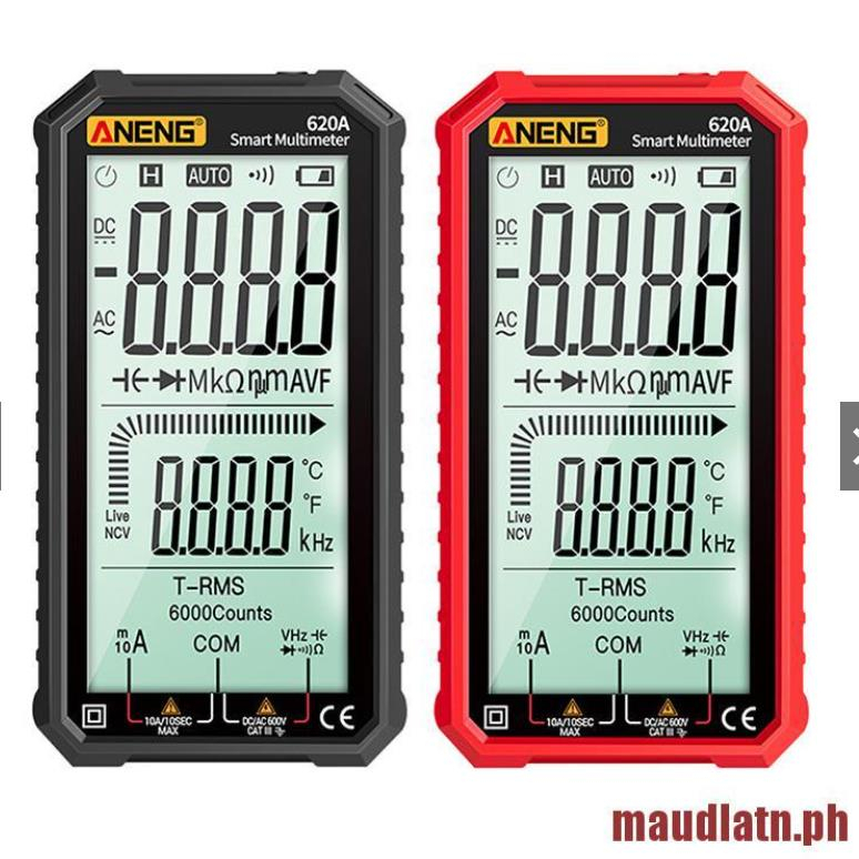 ANENG 620A Digital Smart Multimeter Transistor Testers 6000 Counts True ...