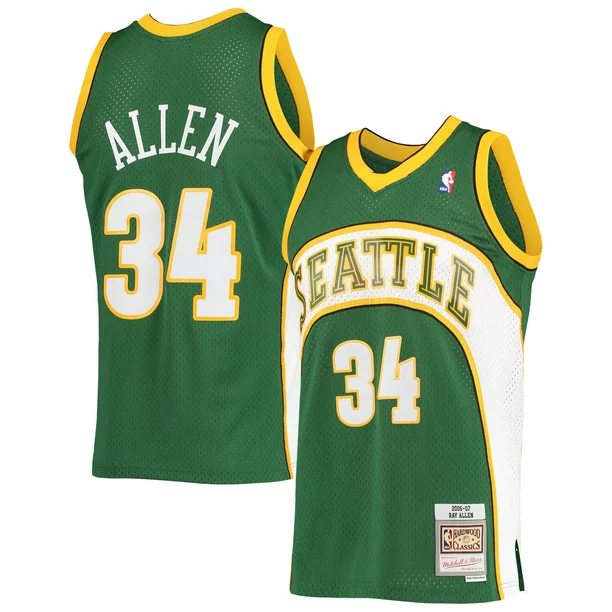 SEATTLE SONICS RAY ALLEN ‘06 SWINGMAN JERSEY | Shopee Philippines
