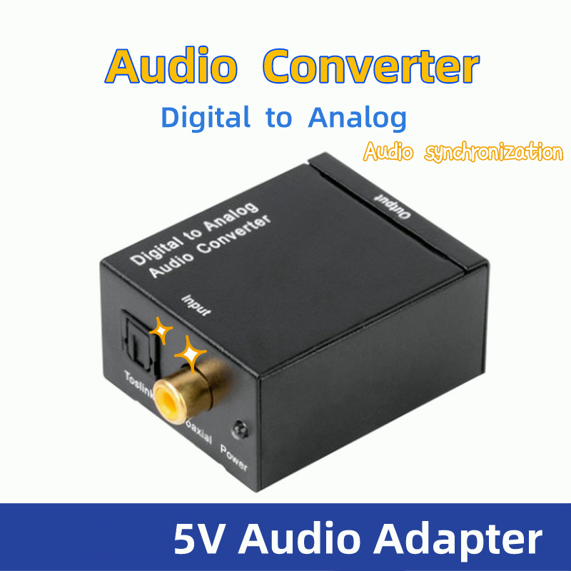 Audio Converter | 5V Digital To Audio Converter / Video Audio External ...