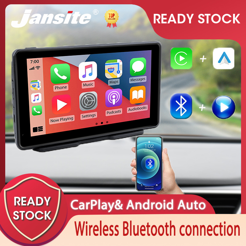Jansite 7 inch Universal Car Radio Multimedia Video Carplay Android Car Stereo Rear Camera ...