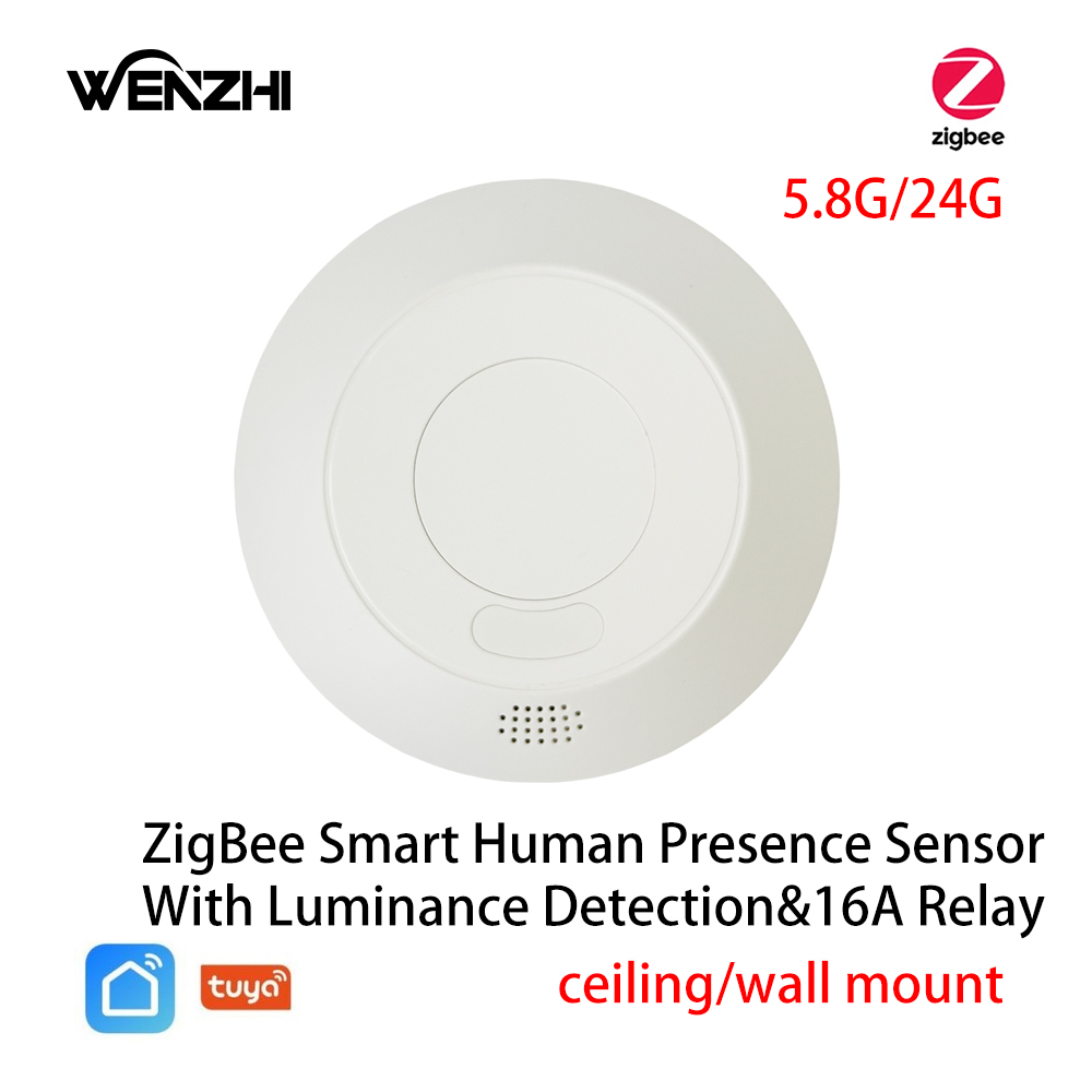 ZigBee/Wifi Motion MmWave Presence Sensor For Lighting 110/220V ...