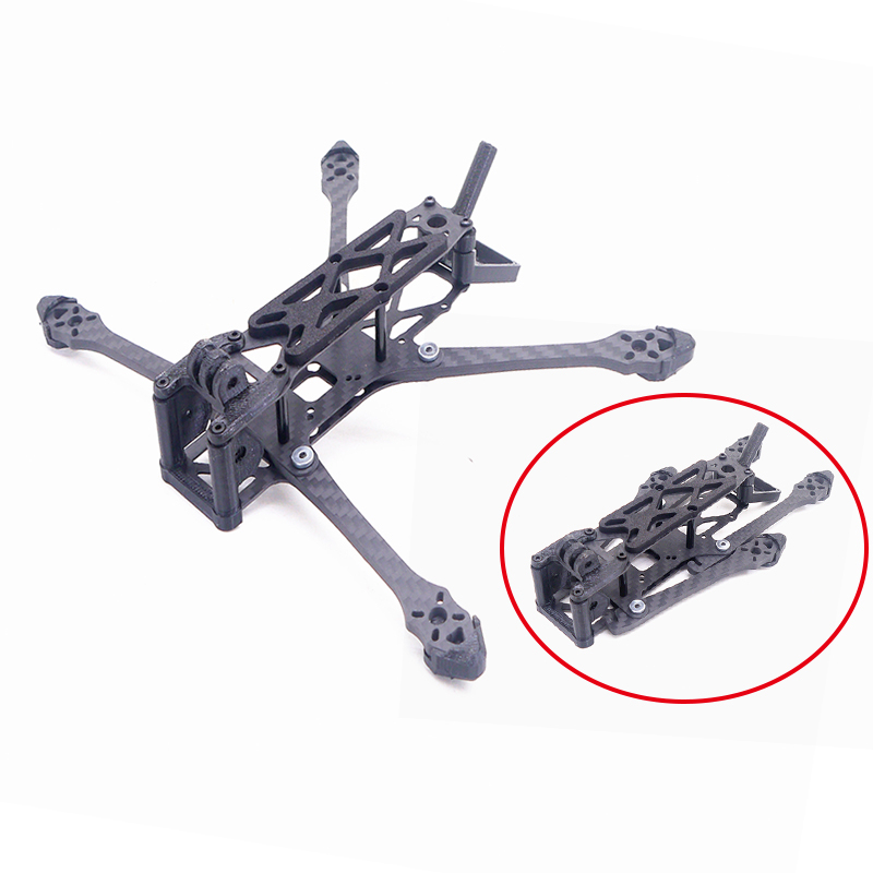 KOShobby Ran4 4 Inch 4'' 185mm Long Range Foldable Carbon Fiber Frame ...