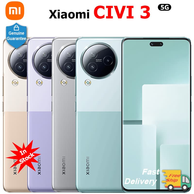 Original New Brand Xiaomi Civi 3 5G Cell phone MIUI14 6.55" 120Hz ...