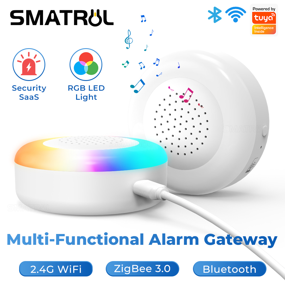 SMATRUL Tuya Multimode Gateway RGB Night Light ZigBee Bluetooth Mesh ... SMATRUL Tuya Multimode Gateway RGB Night Light ZigBee Bluetooth Mesh ...