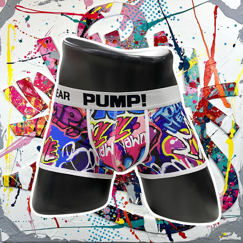 PUMP! Cotton Satin Sexy Men's Panties Boxers Pack Shorts Underpants Low ...