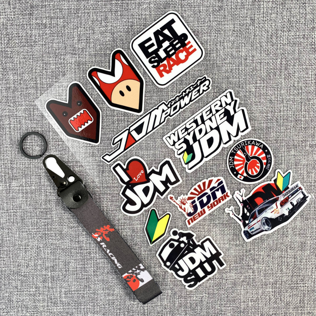Motorcycle Reflective Helmet Motocross Stickers Made In Japan Logo Flag ...