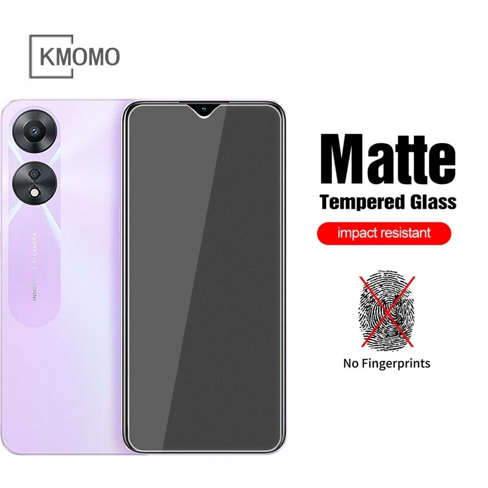 Matte Tempered Glass Screen Protector For OPPO A98 A38 A18 A78 A58 A17 ...