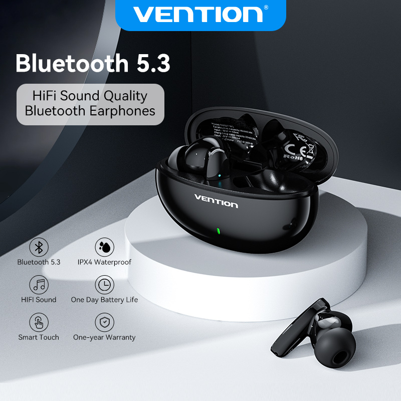 Vention True Wireless Bluetooth Earphone Upgraded Earphone Bluetooth 5. ...